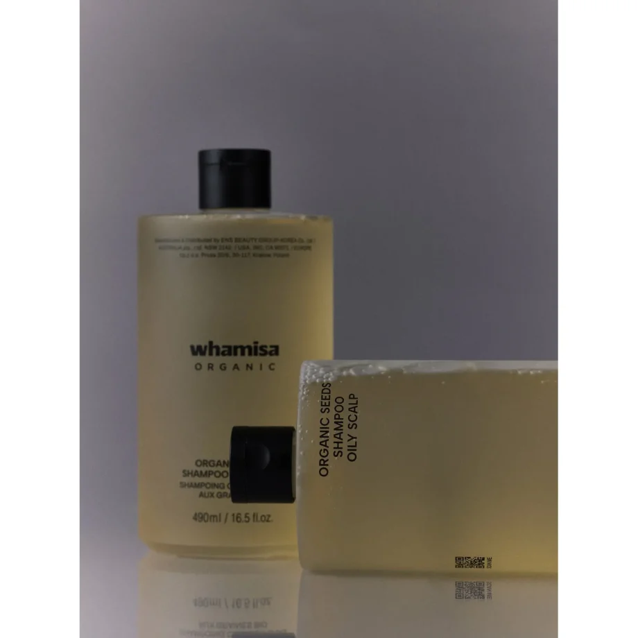 Whamisa Organic Seeds Shampoo for Oily Scalp - Bud Cosmetics Singapore